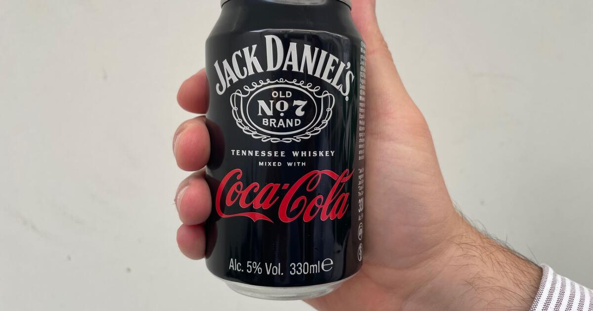 Llega a Galicia la lata de Jack Daniels con Coca-Cola: ya se vende en los supermercados