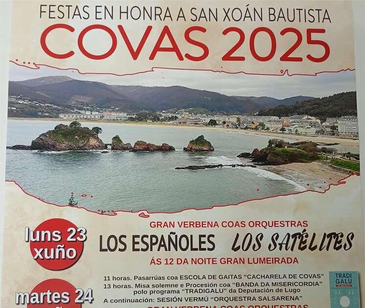 Fiestas de San Juan de Covas 2025 en Viveiro: Programa, cartel y agenda ...